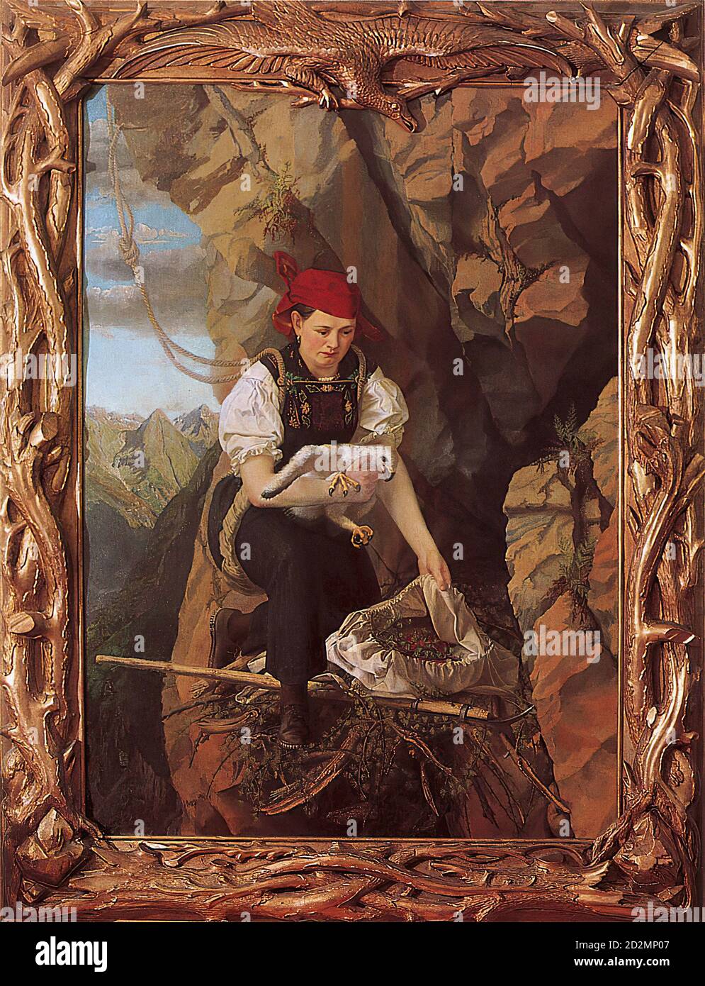 Stainer-Knittel Anna - Das Adlerbild - Austrian School - 19th Century ...