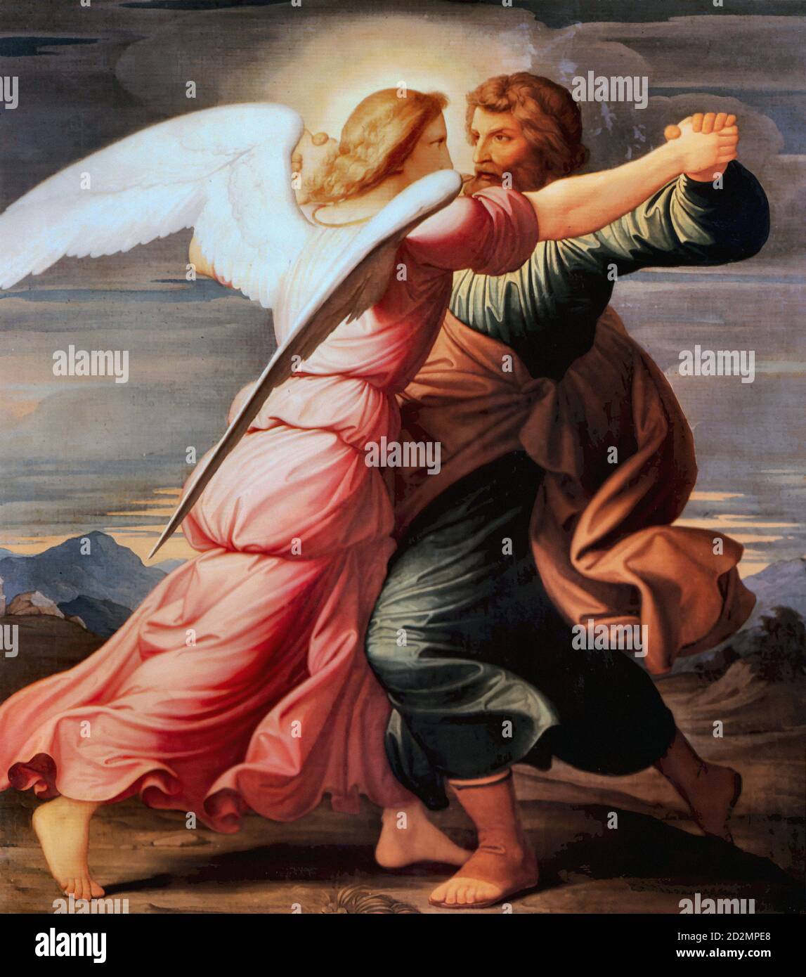 Jacob Wrestles With God Rembrandt