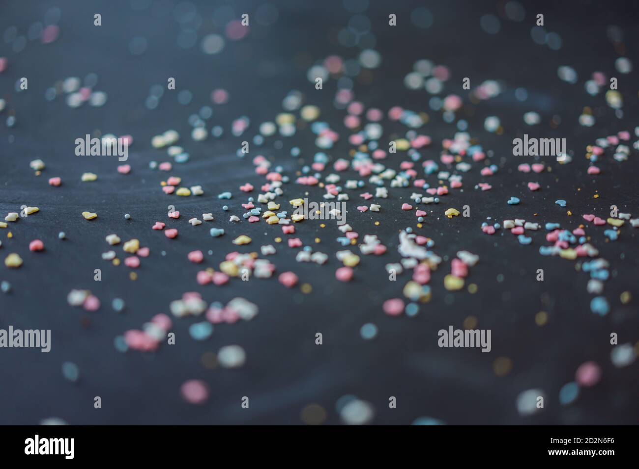 Colorful sweet background with colorful sprinkles. Holiday treat ...