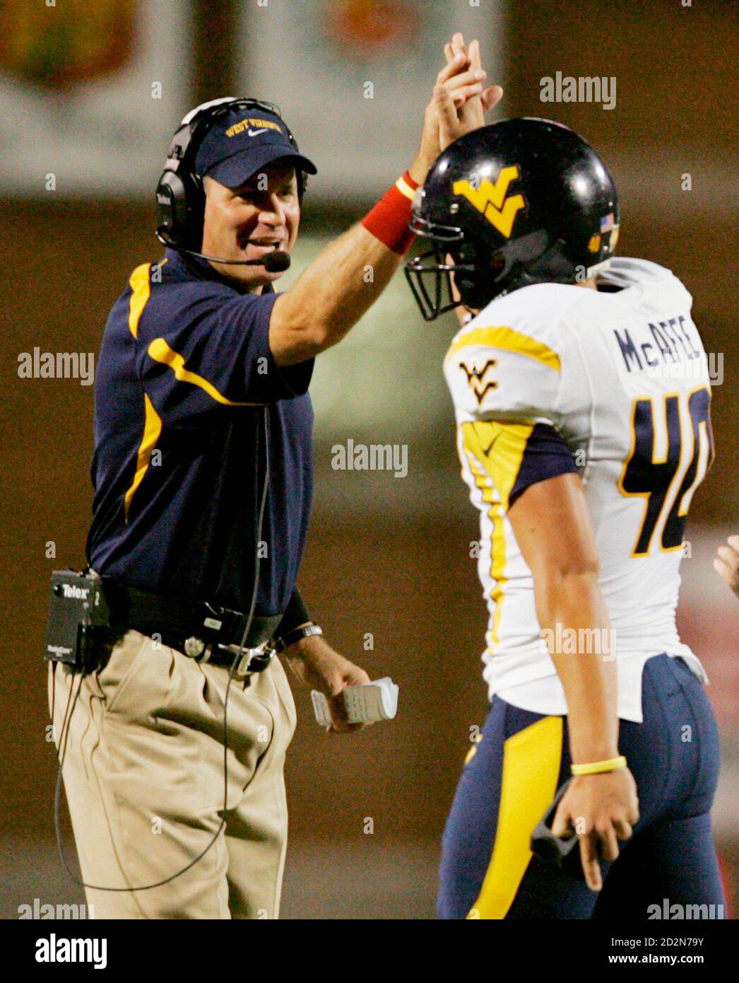 West virginia university kicker pat hi-res stock photography and images ...