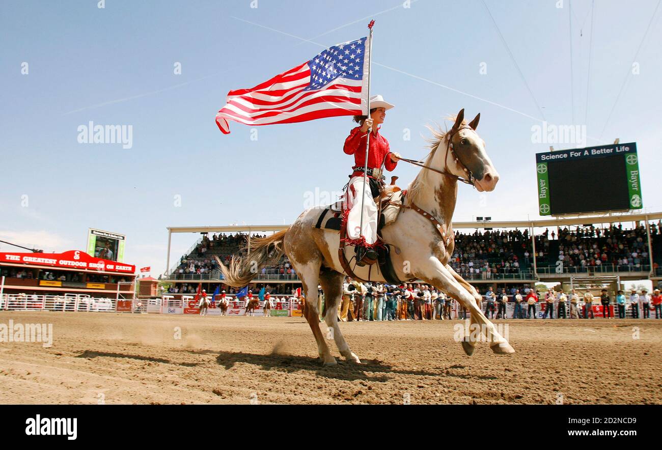 Calgary Stampede Cowgirl High Resolution Stock Photography and Images ...