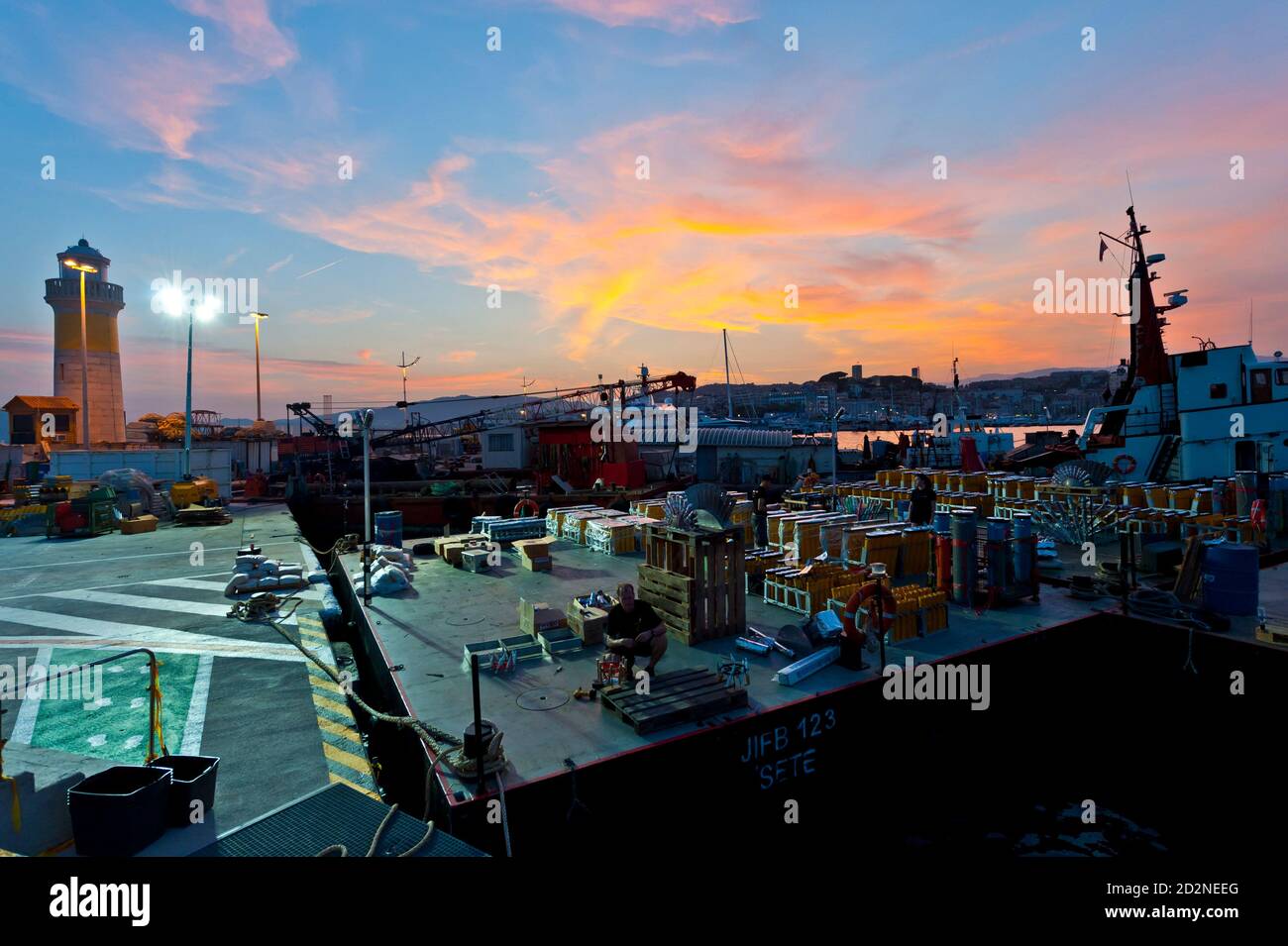 CANNES, FRANCE - JUL 14, 2010: Austrian Fireworkers from Team ...