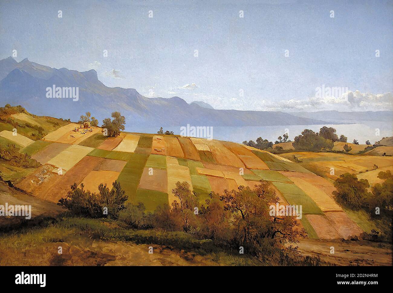 Alexandre calame landscape painting hi-res stock photography and images ...