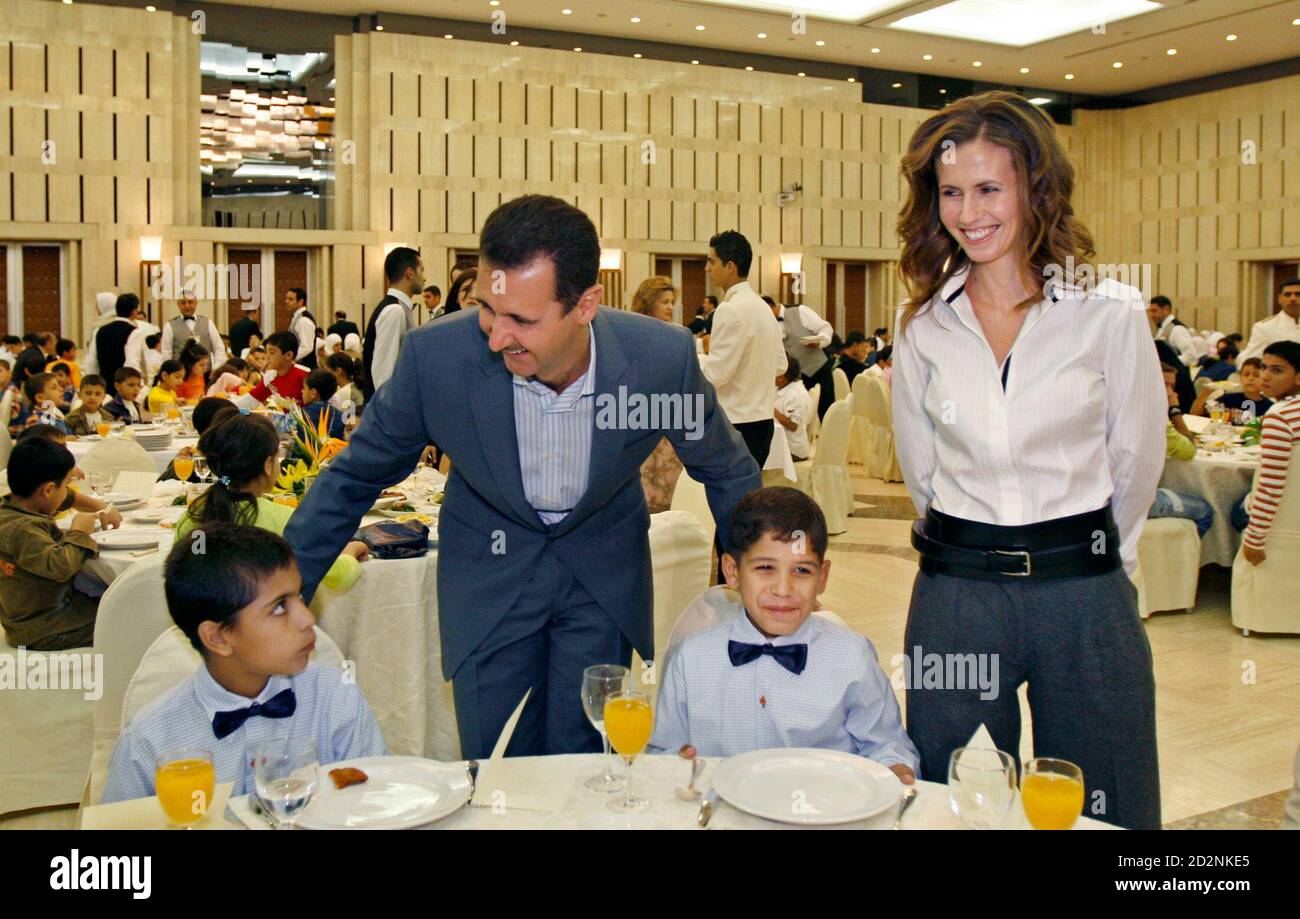 President syria al assad wife asma hi-res stock photography and images ...
