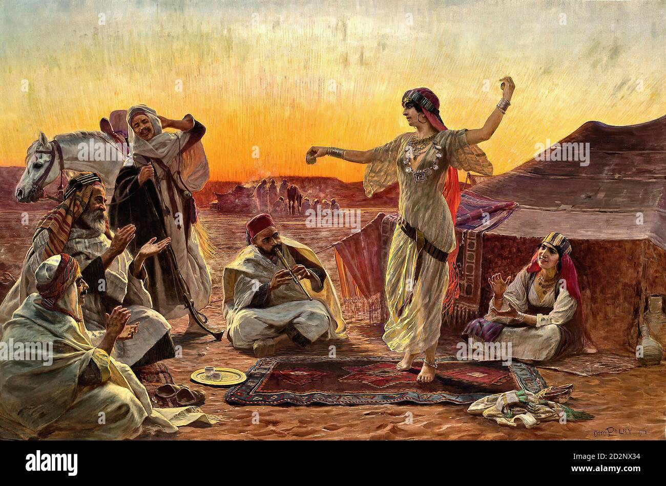 Pilny Otto - the Best Dancer - Swiss School - 19th Century Stock Photo ...