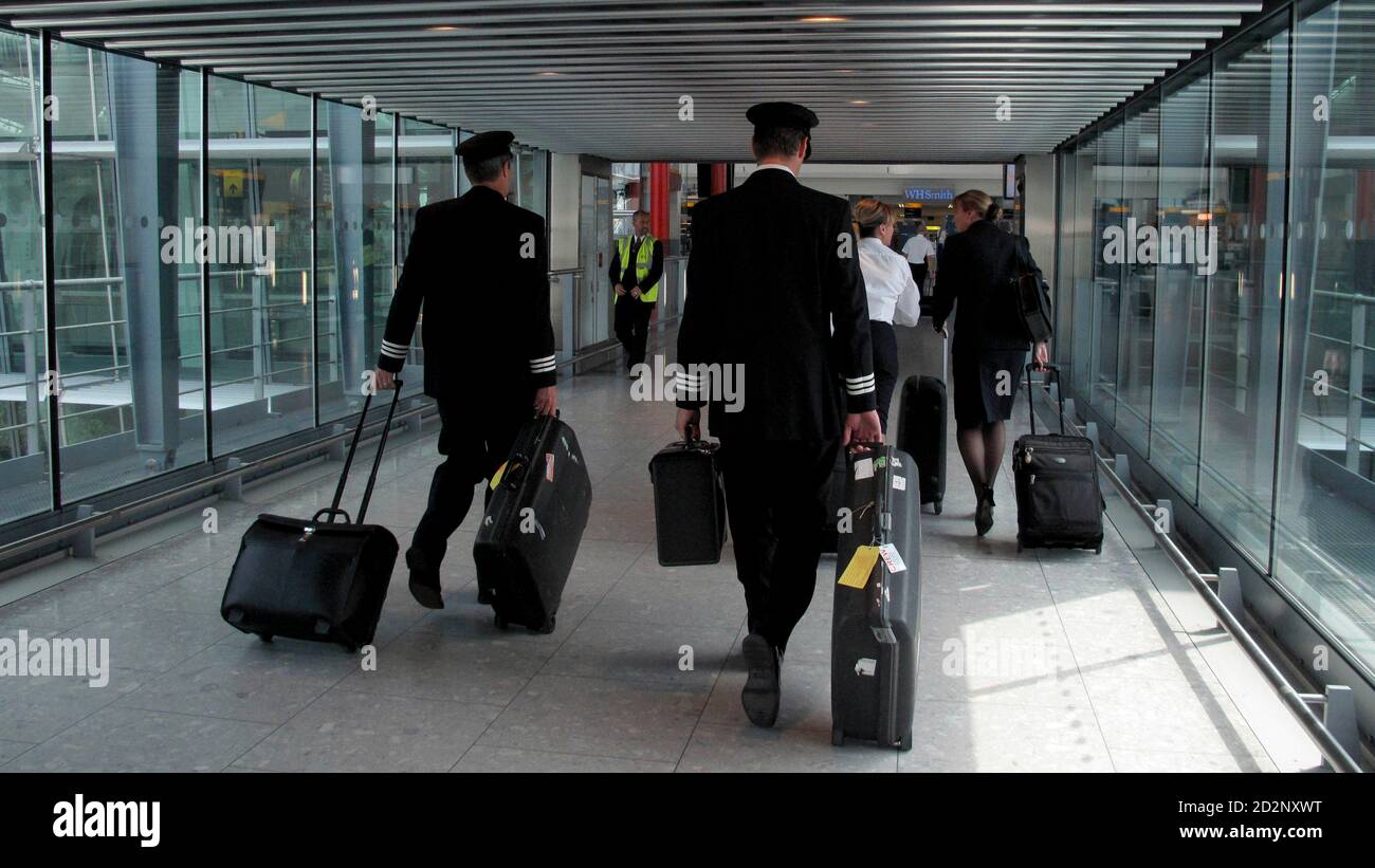 Some british airways cabin crew hi-res stock photography and images - Alamy