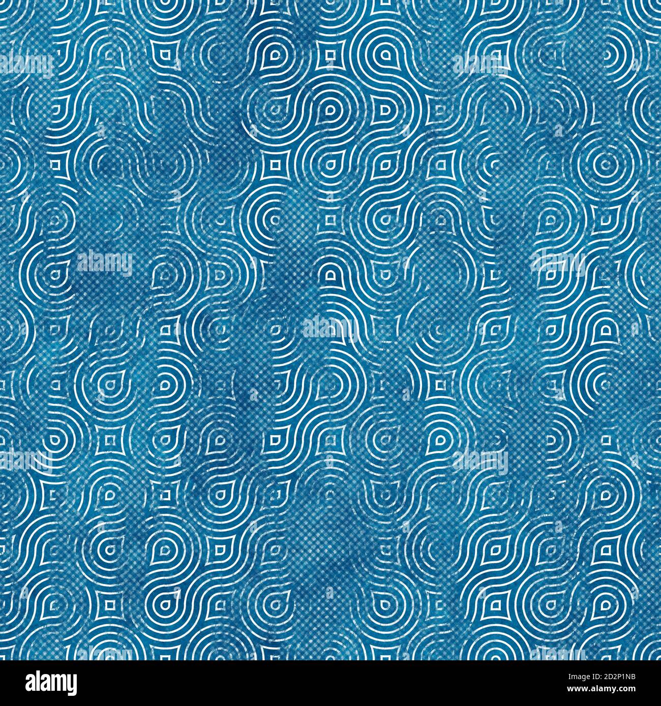 Seamless blue ink pen crosshatch blueprint pattern Stock Photo - Alamy