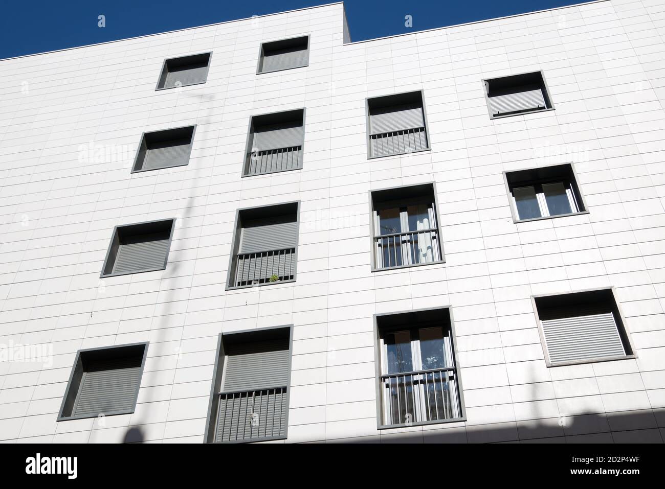 Close-up of the facade of a modern building Stock Photo - Alamy
