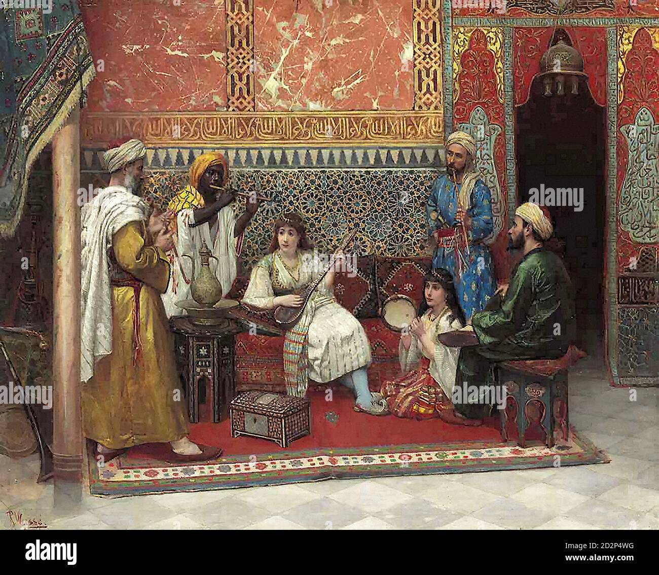 19th century painting of musicians hi-res stock photography and images ...