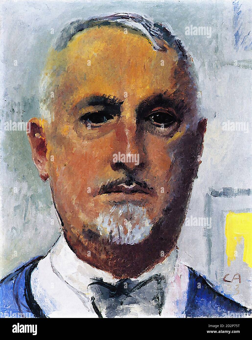 Amiet Cuno - Self Portrait - Swiss School - 19th Century Stock Photo ...