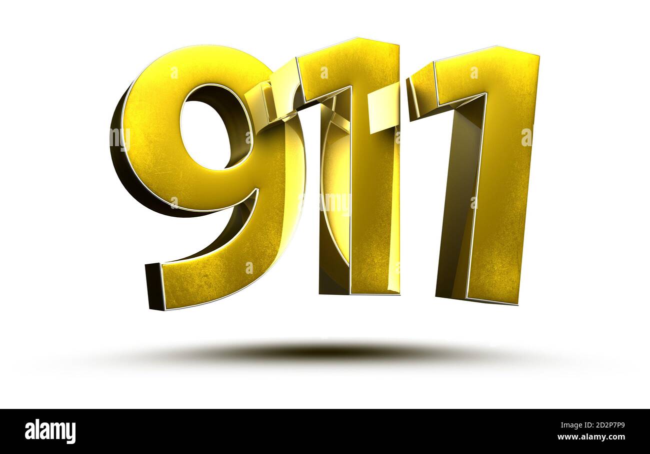 3d number 911 hi-res stock photography and images - Alamy