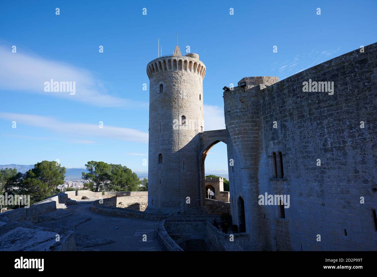 Castillo de bellver mallorca hi-res stock photography and images - Alamy