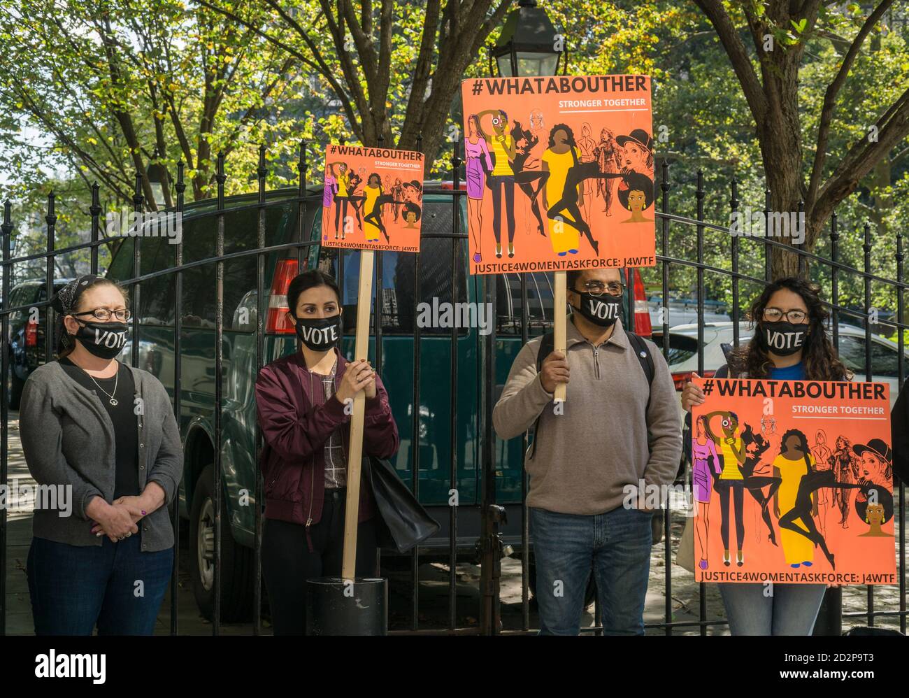 New York City, United States. 06th Oct, 2020. Justice 4 Women Task ...