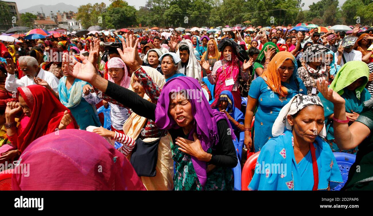 Nepal christians hi-res stock photography and images - Alamy