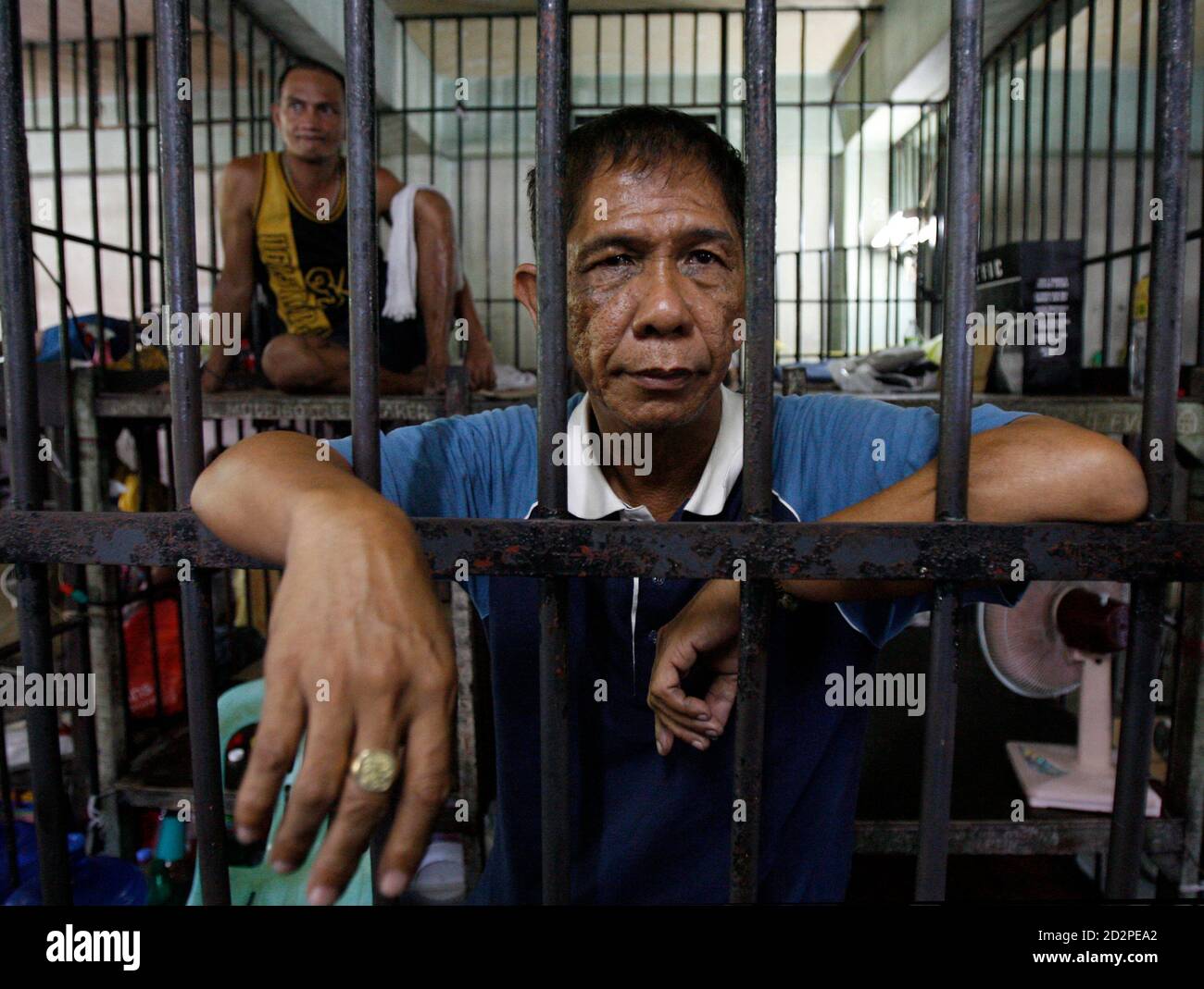 Bus behind bars hi-res stock photography and images - Alamy
