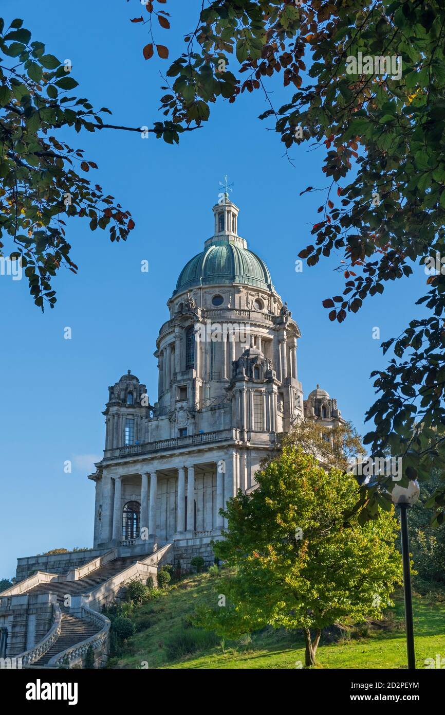 The Ashton Memorial Williamson Park Lancaster Lancashire UK Stock Photo ...