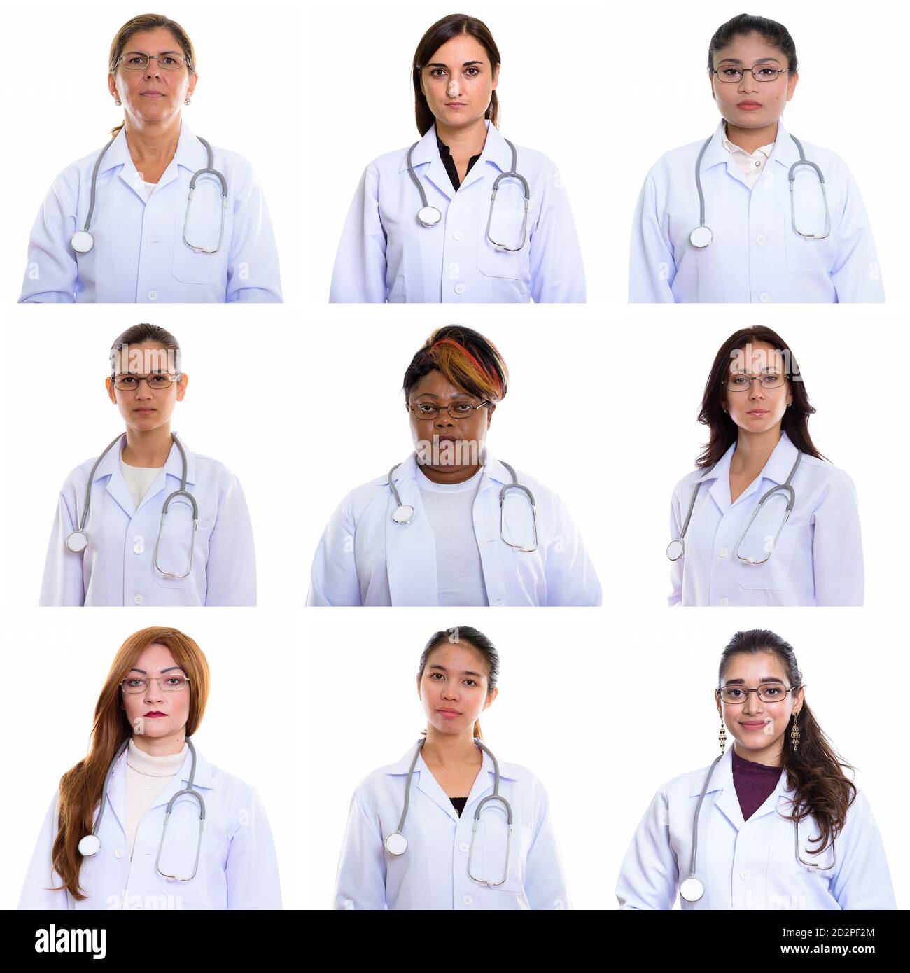 Multi race diverse young medical hi-res stock photography and images ...