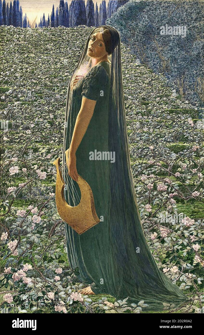 Carlos schwabe painting hi-res stock photography and images - Alamy