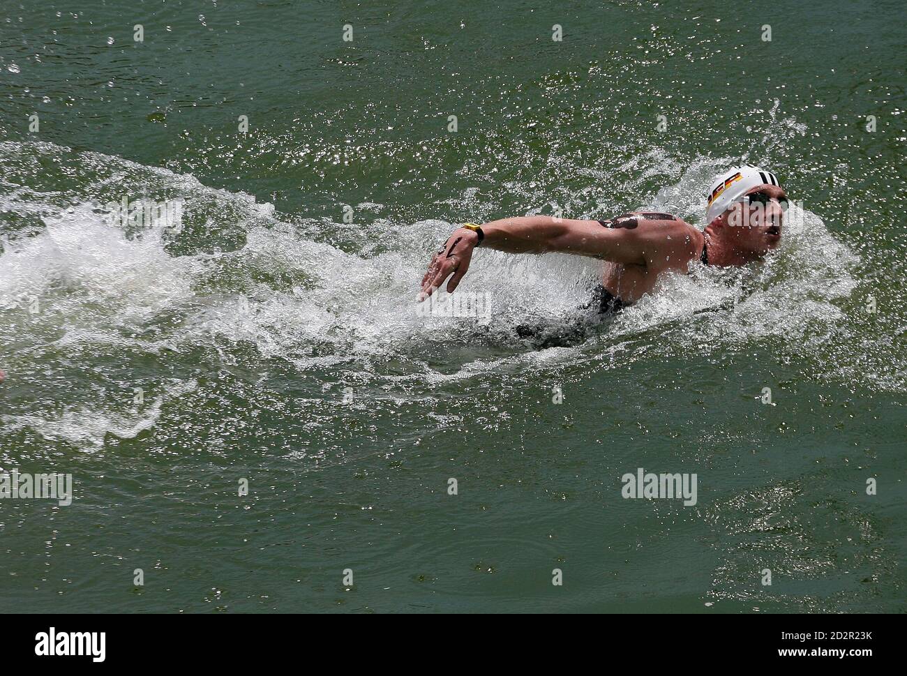 Freestyle swimming touches to finish hi-res stock photography and ...