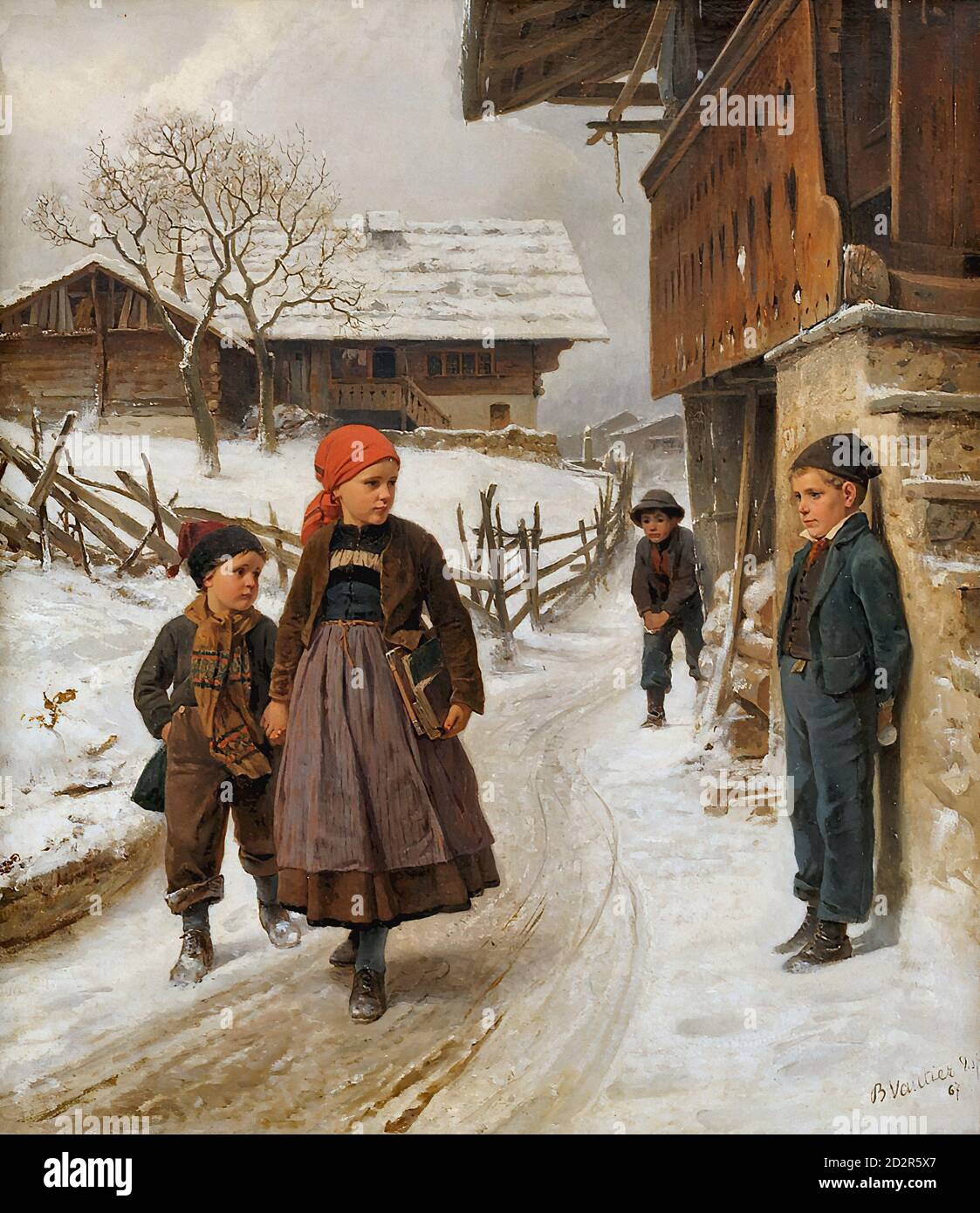 Vautier Marc Louis Benjamin - Gleich Geht’s Los - Swiss School - 19th ...
