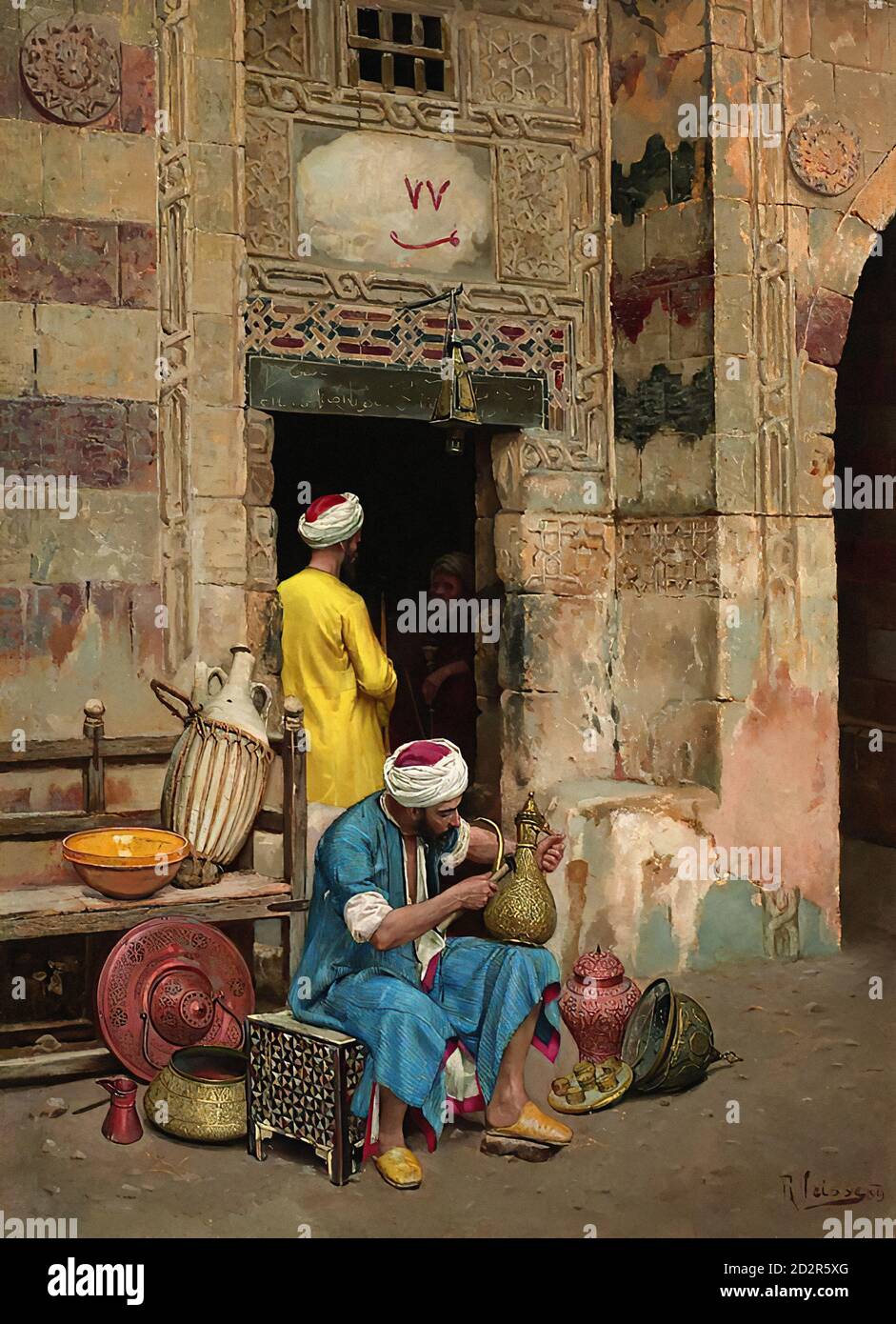 Weisse Rudolf - a Metal Craftsman - Swiss School - 19th Century Stock ...