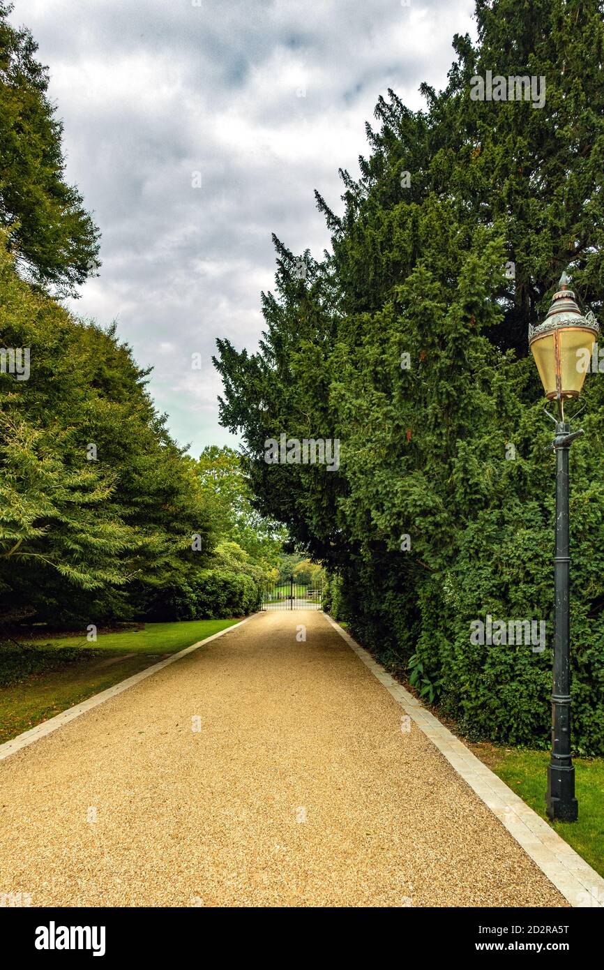 English country house driveway Stock Photo - Alamy