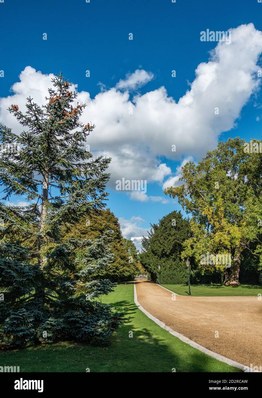 English country house driveway Stock Photo - Alamy