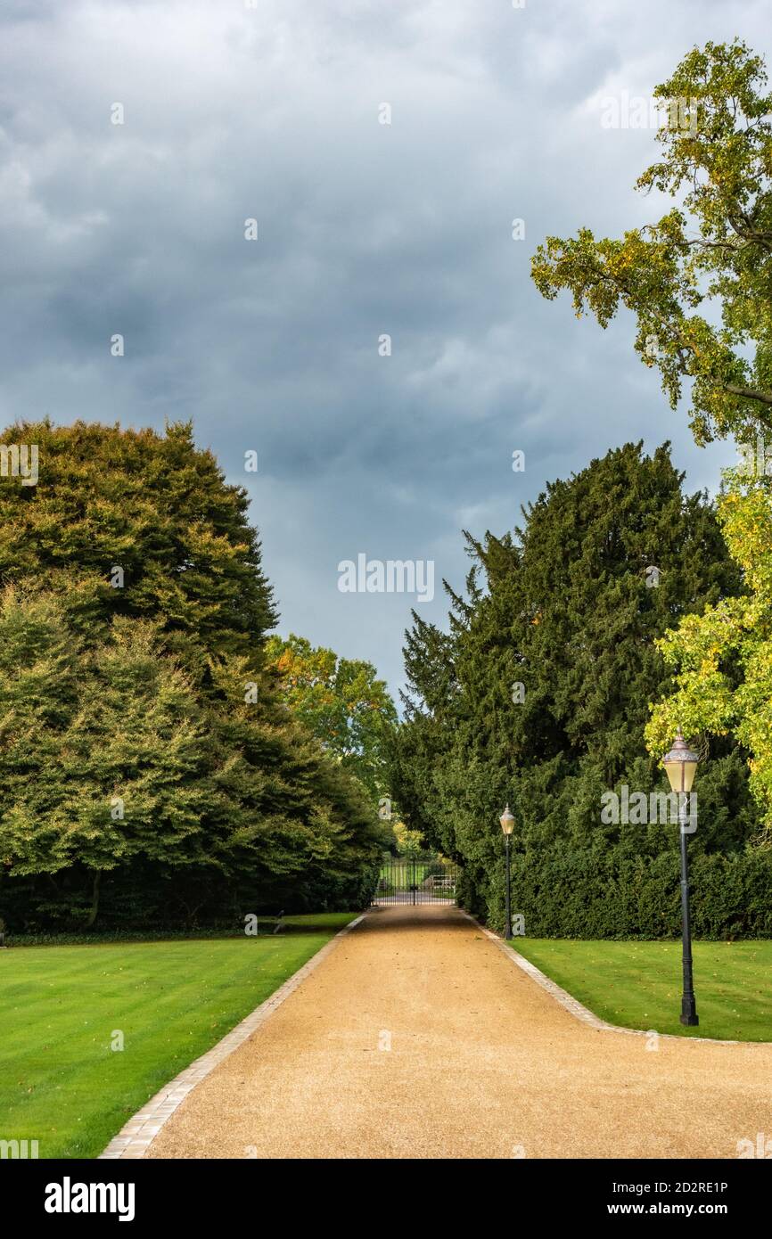 English country house driveway Stock Photo - Alamy