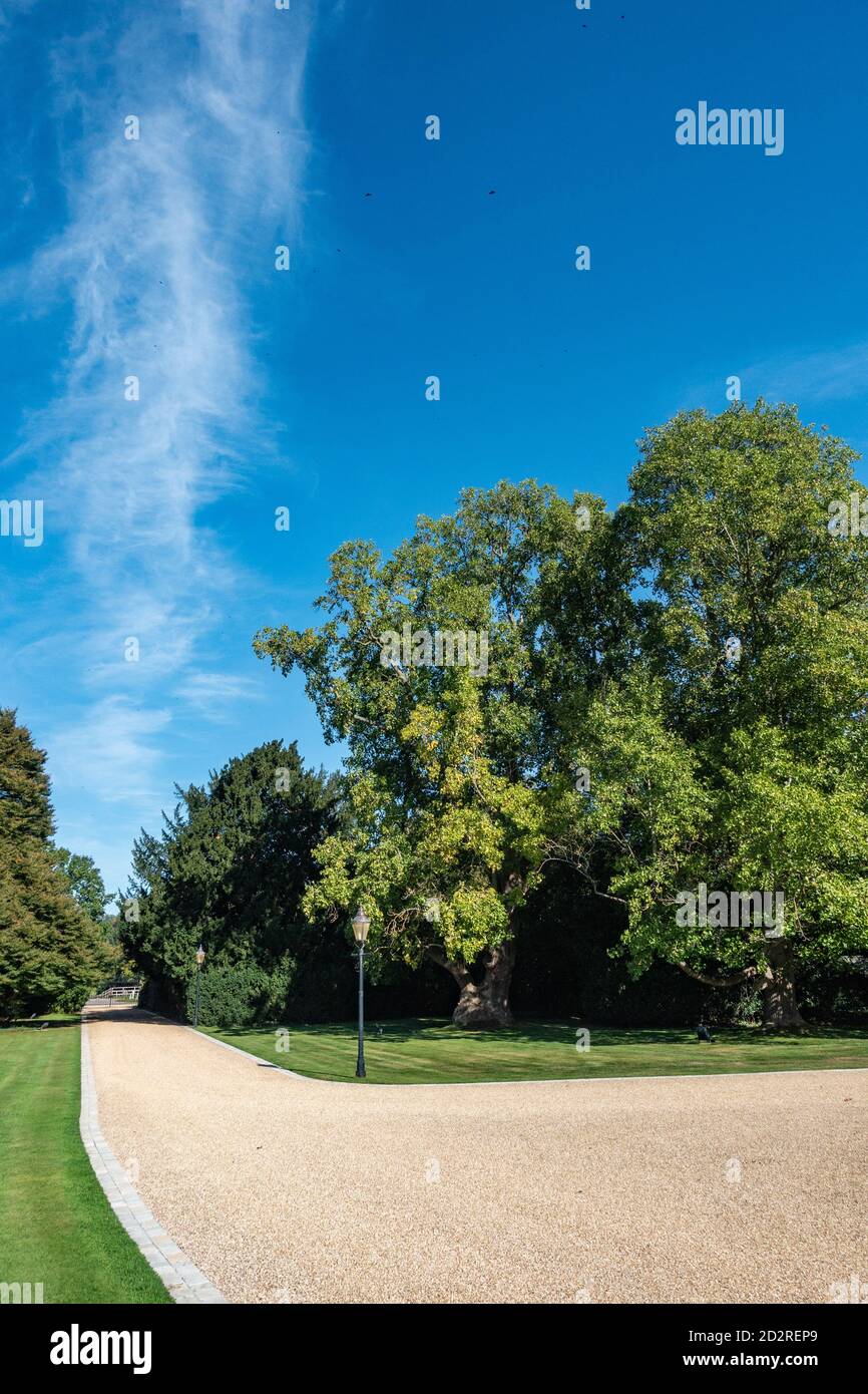 English country house driveway Stock Photo - Alamy