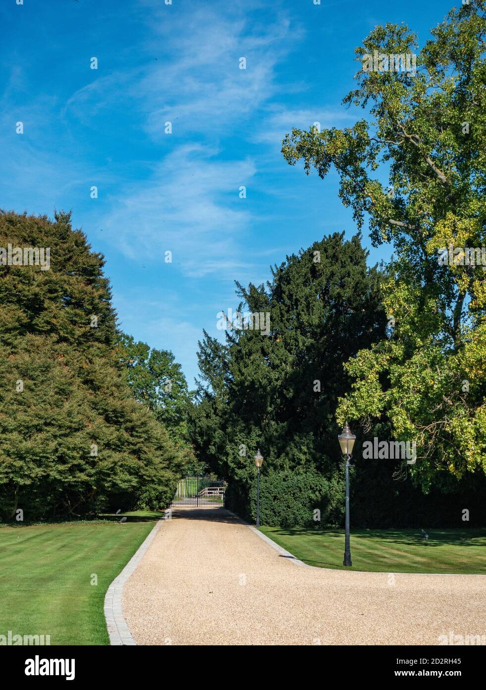 English country house driveway Stock Photo - Alamy