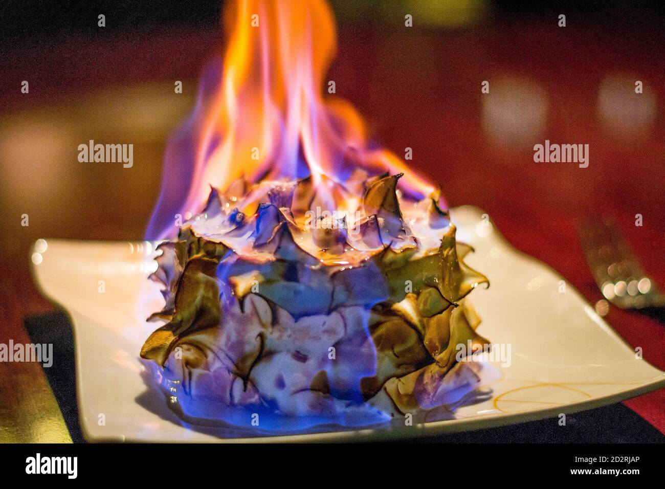 Flambe dessert hi-res stock photography and images - Alamy