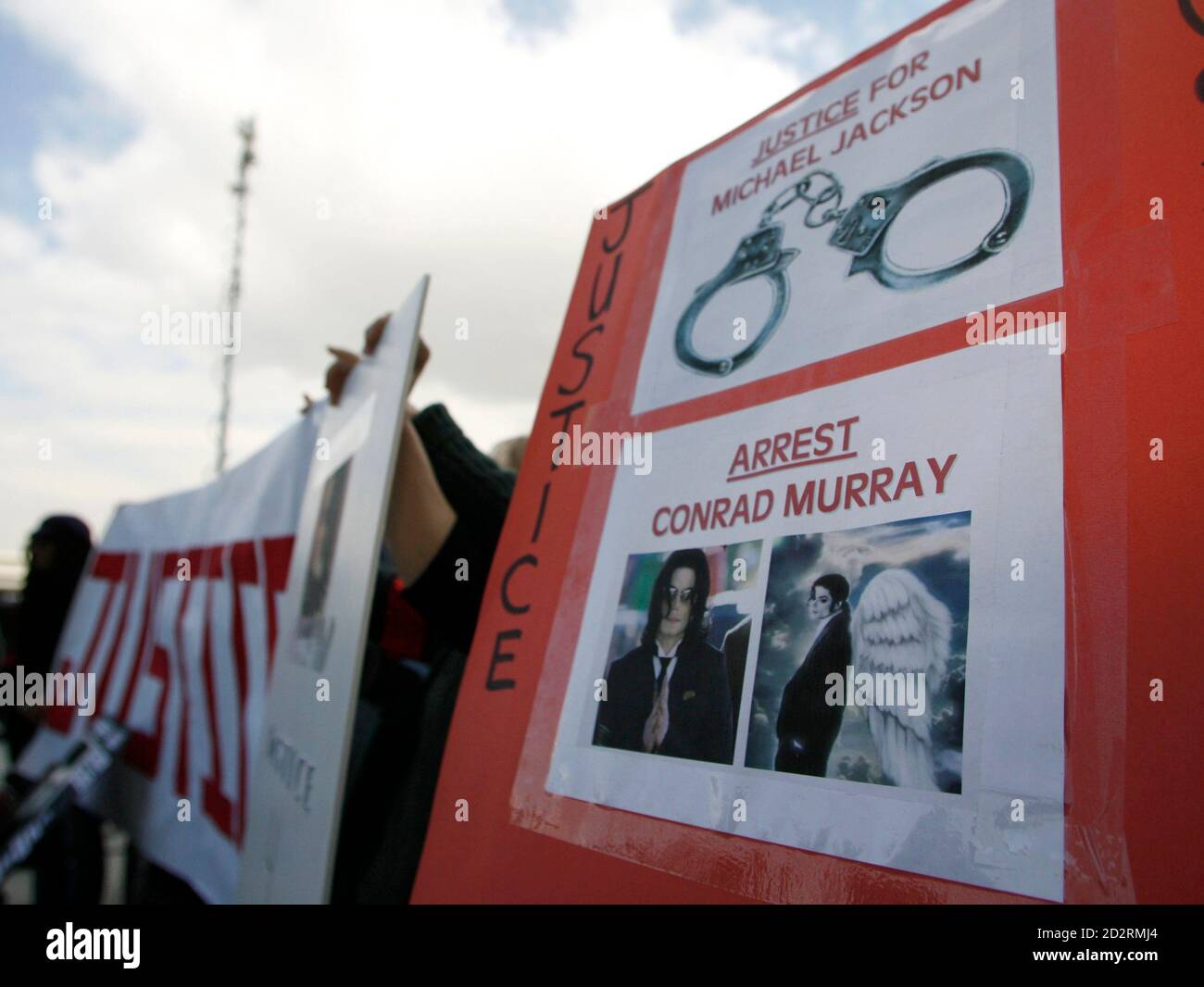 Michael jackson protest hi-res stock photography and images - Alamy