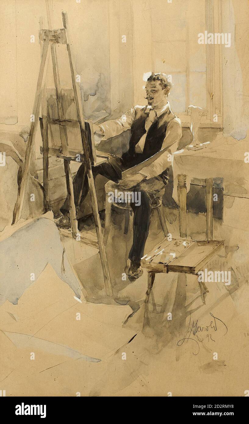 Marold Ludek - Maler IM Atelier - Czech Republic and Slovakia School ...