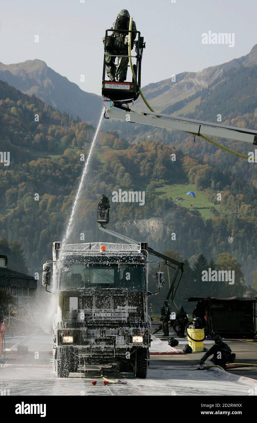 Chemical Hazard Suits High Resolution Stock Photography and Images - Alamy
