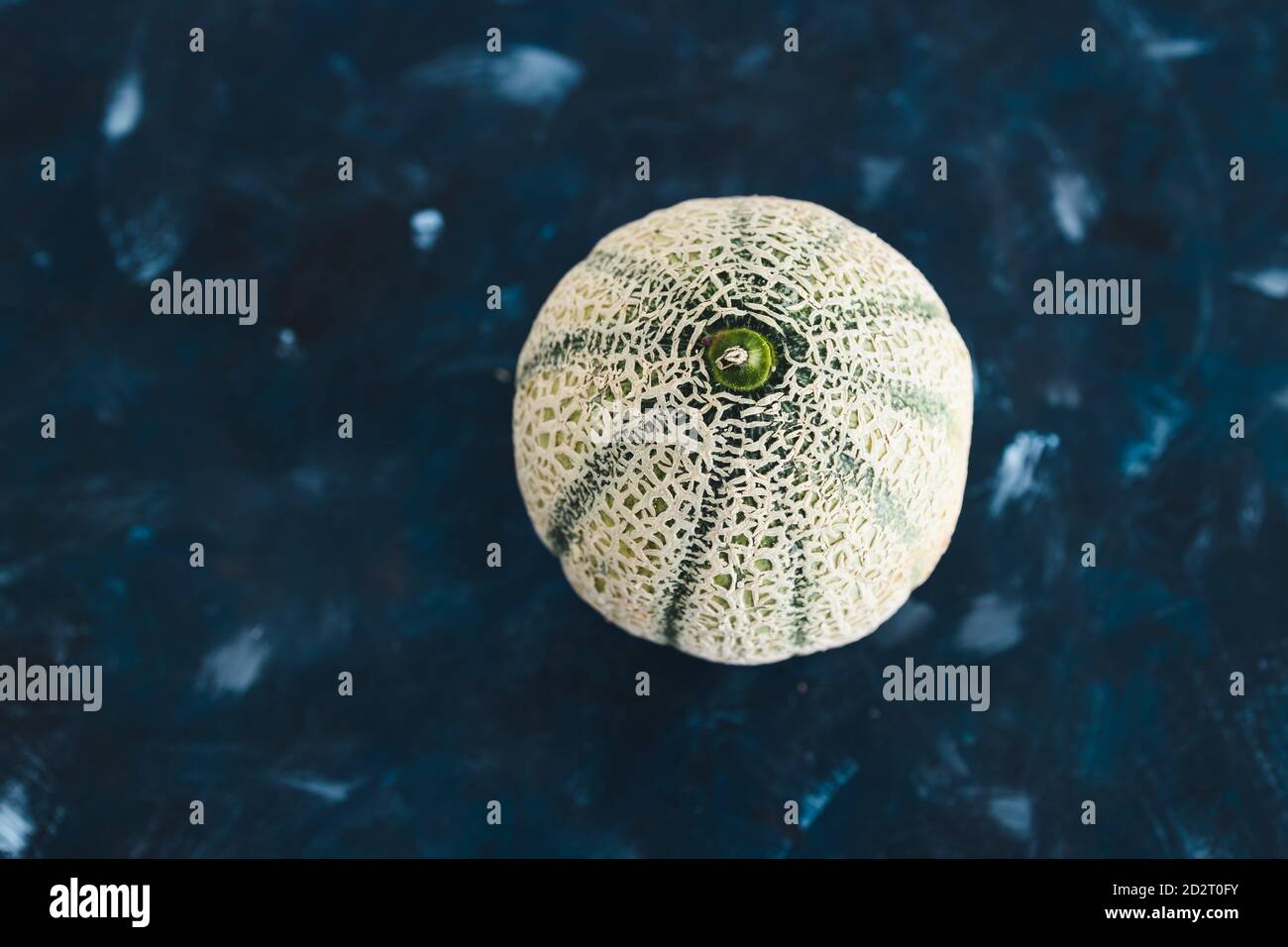 simple food ingredients concept, close-up of whole rockmelon Stock ...