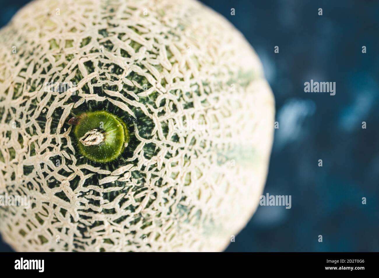 simple food ingredients concept, close-up of whole rockmelon Stock ...