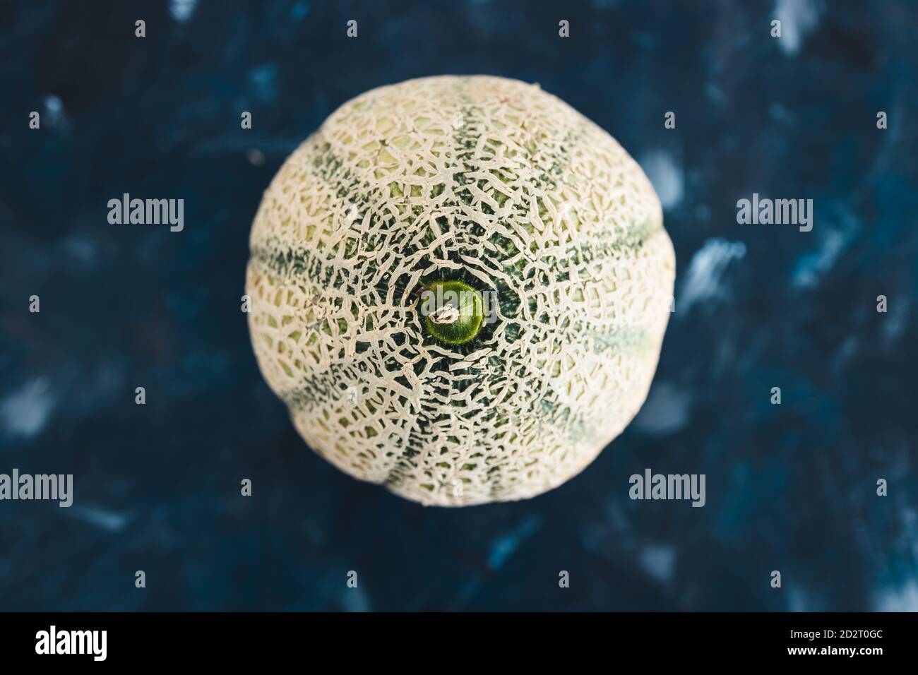 simple food ingredients concept, close-up of whole rockmelon Stock ...
