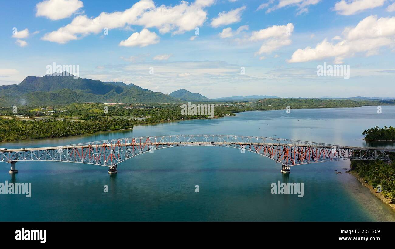 San Juanico Bridge: The Longest Bridge in the Philippines. Road bridge ...