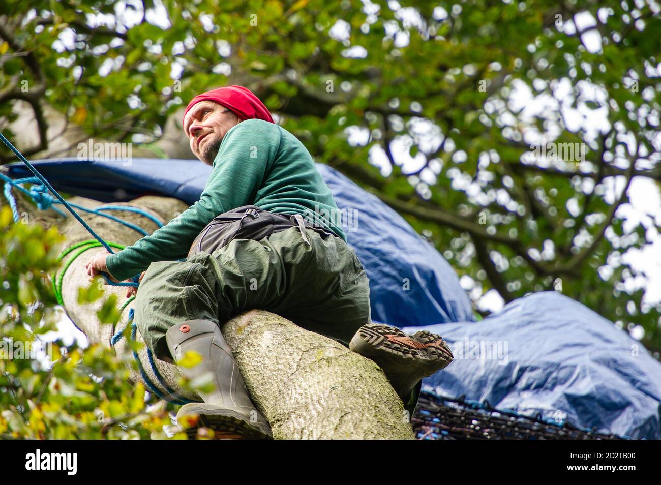 Aylesbury Vale, UK. Environmental Activist Swampy who came to fame in ...
