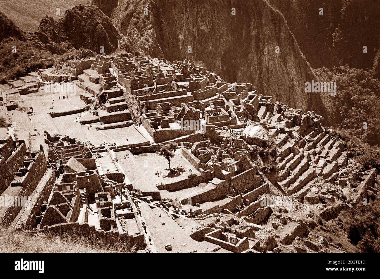 Peru, Inca Ruins, Machu Picchu Stock Photo - Alamy