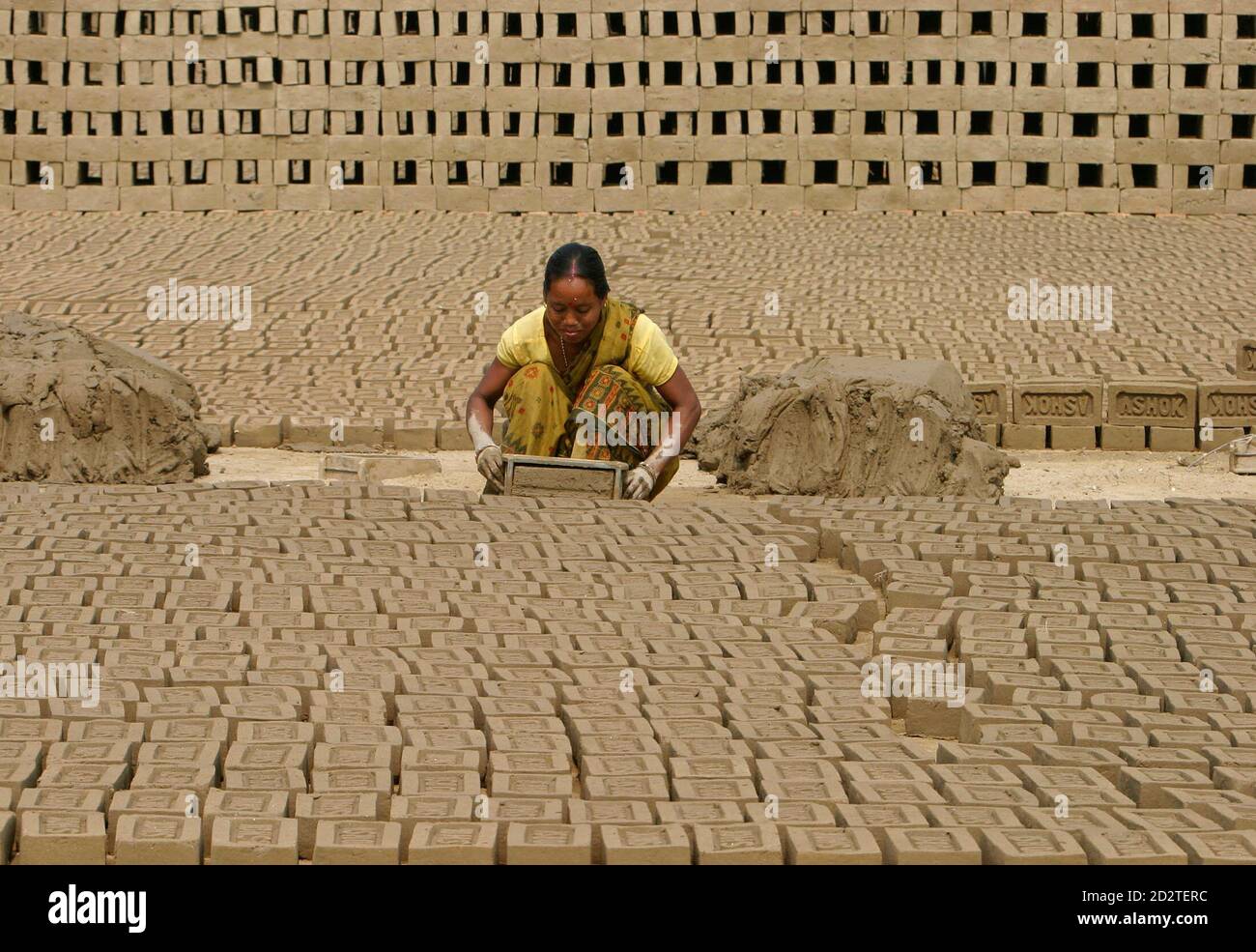 Indian brickyard hi-res stock photography and images - Alamy