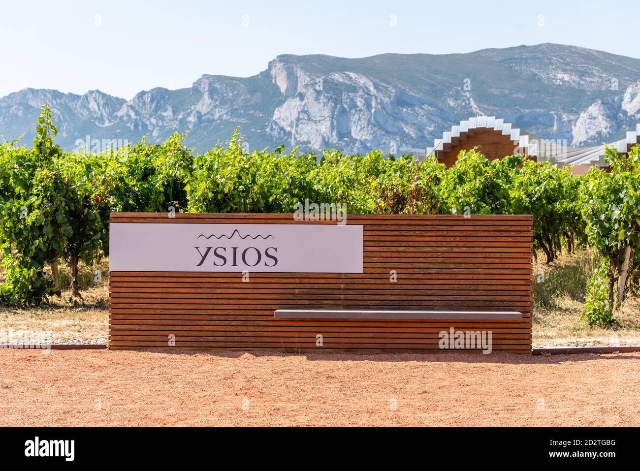 Laguardia, Spain - 6 August 2020: Ysios winery in Alava, Basque Country ...