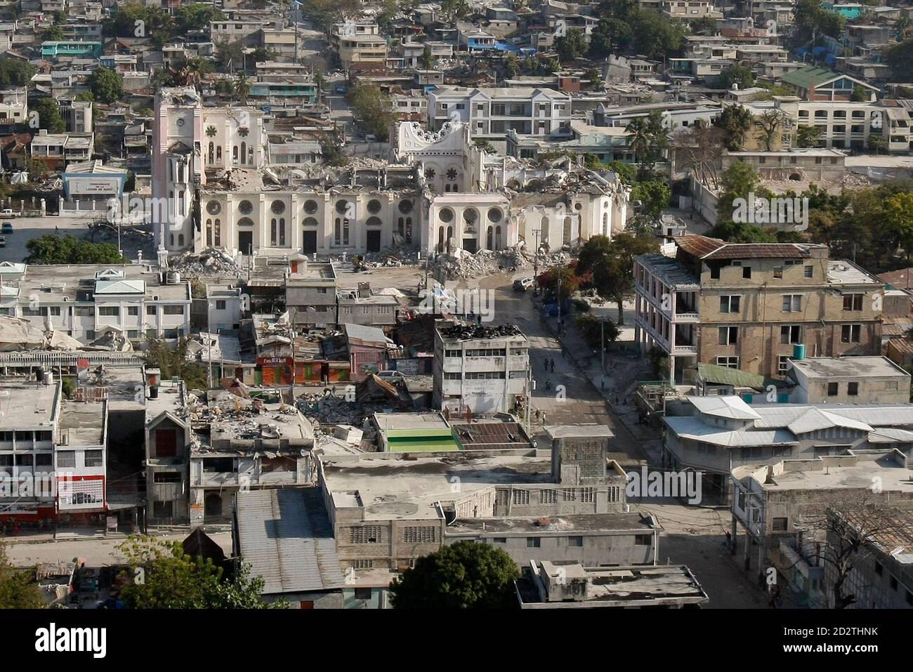 Aerial view port au prince haiti hi-res stock photography and images ...
