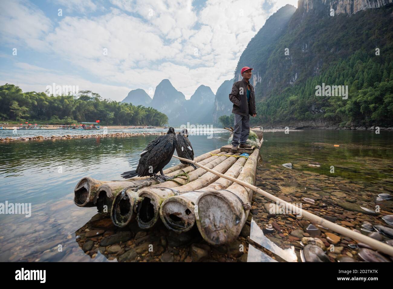 Yangshuo, Guilin, Guangxi province, China - November 12, 2019 ...