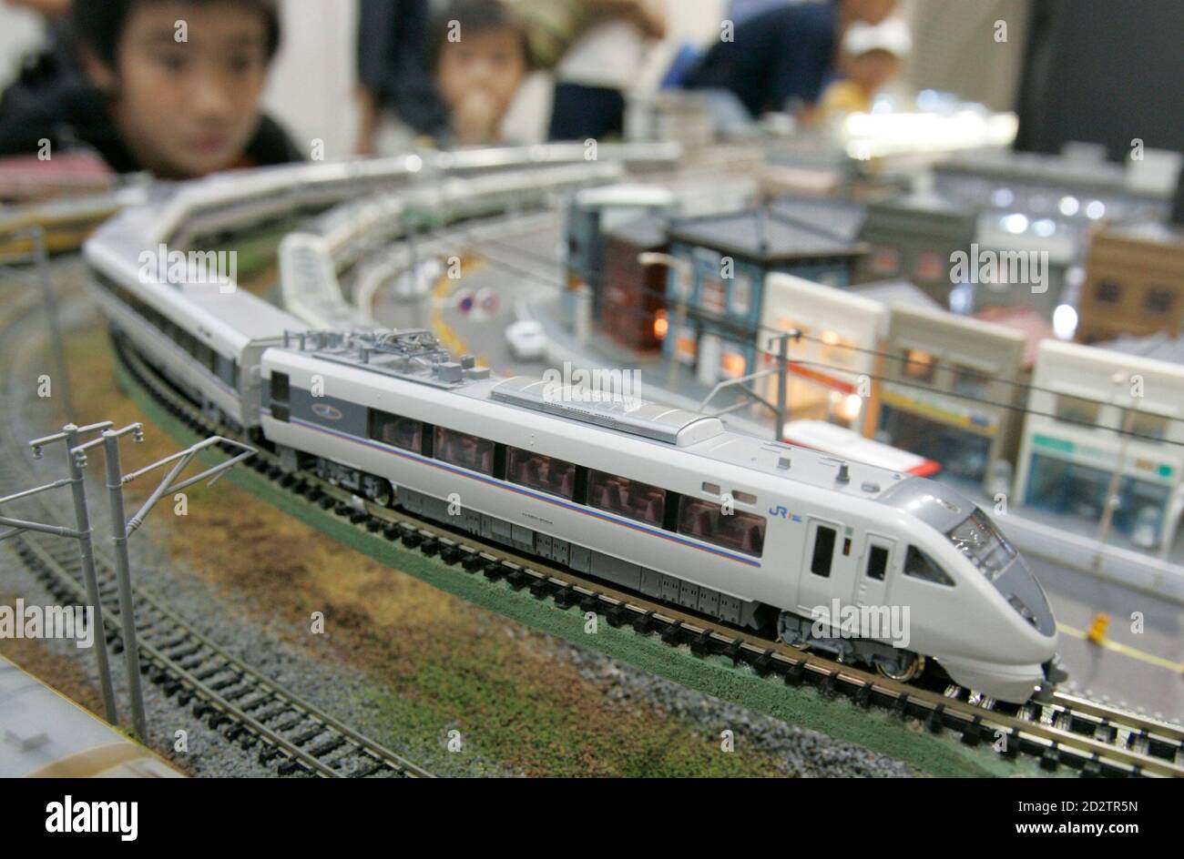 Boy model train trains hi-res stock photography and images - Alamy