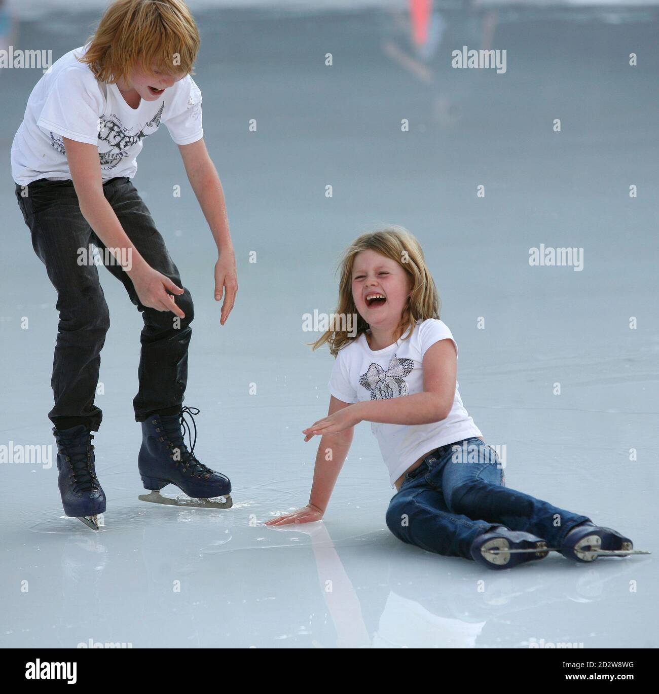 Boy falling over in water hi-res stock photography and images - Alamy