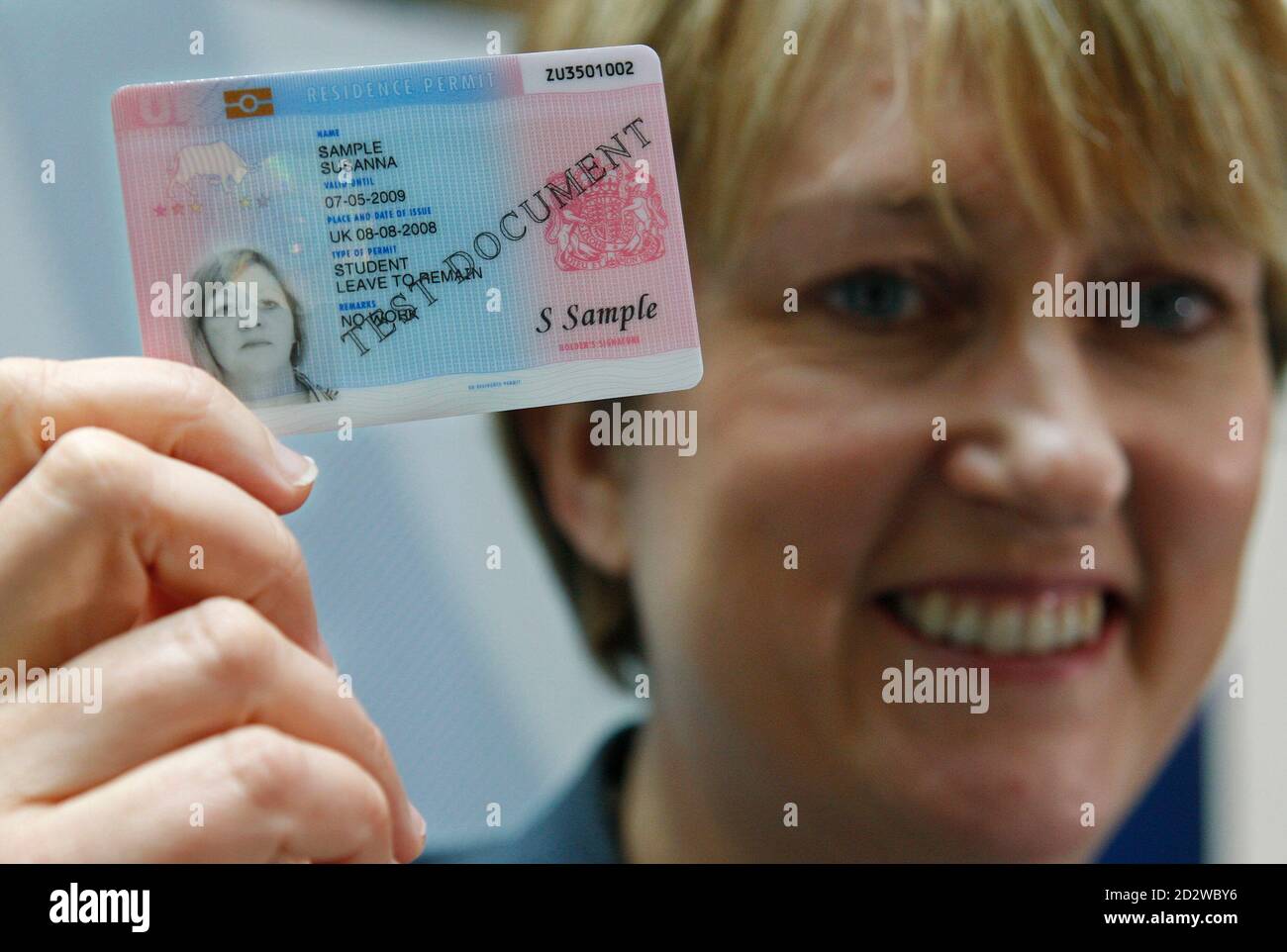Biometric identity card hi-res stock photography and images - Alamy