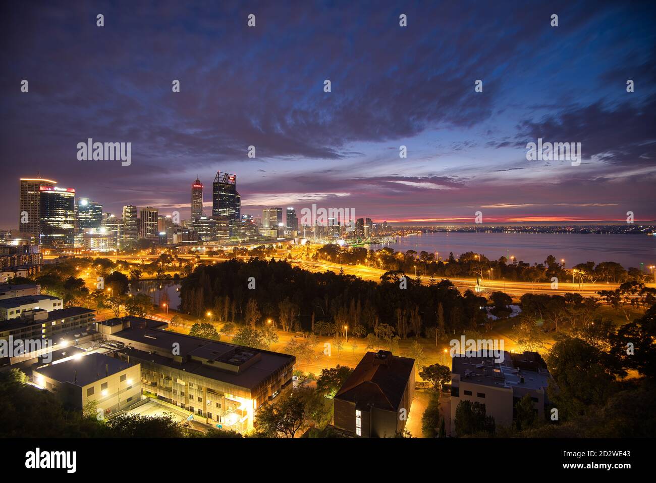 Perth city lights hi-res stock photography and images - Alamy