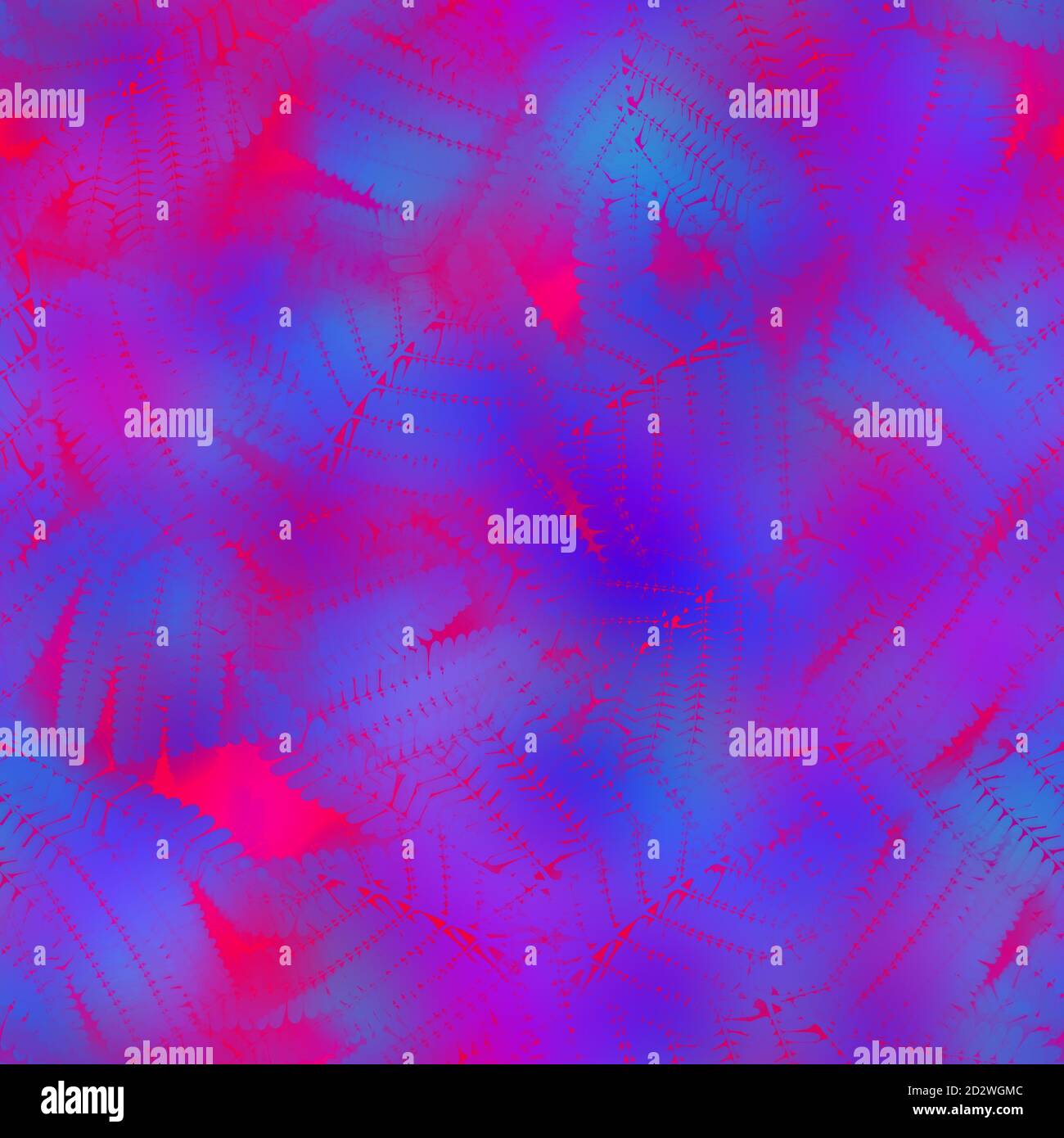 Seamless intense red and blue leaf pattern Stock Photo - Alamy