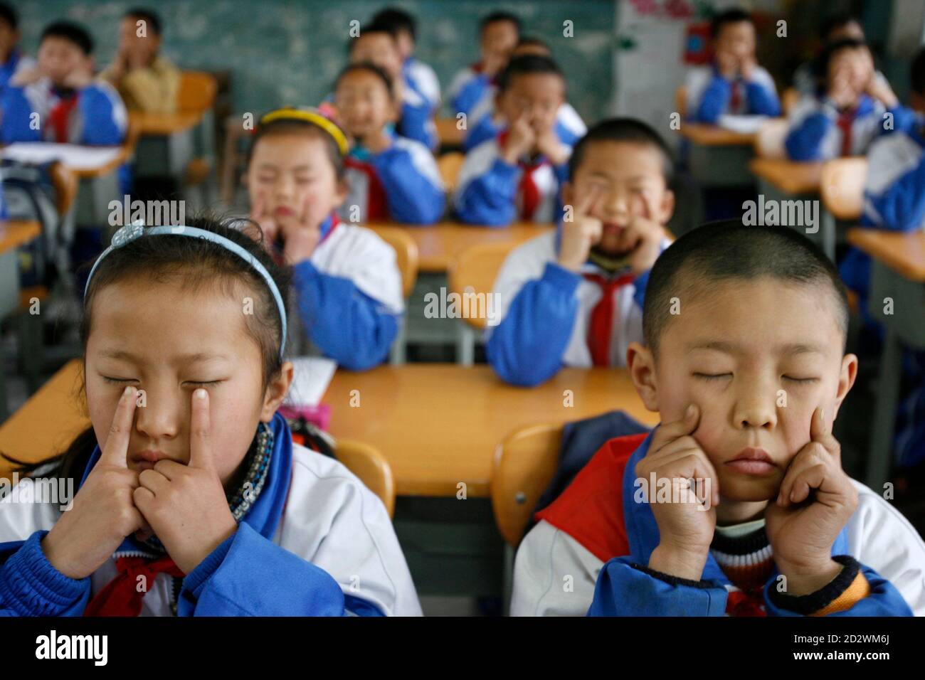 China classroom exercise hi-res stock photography and images - Alamy